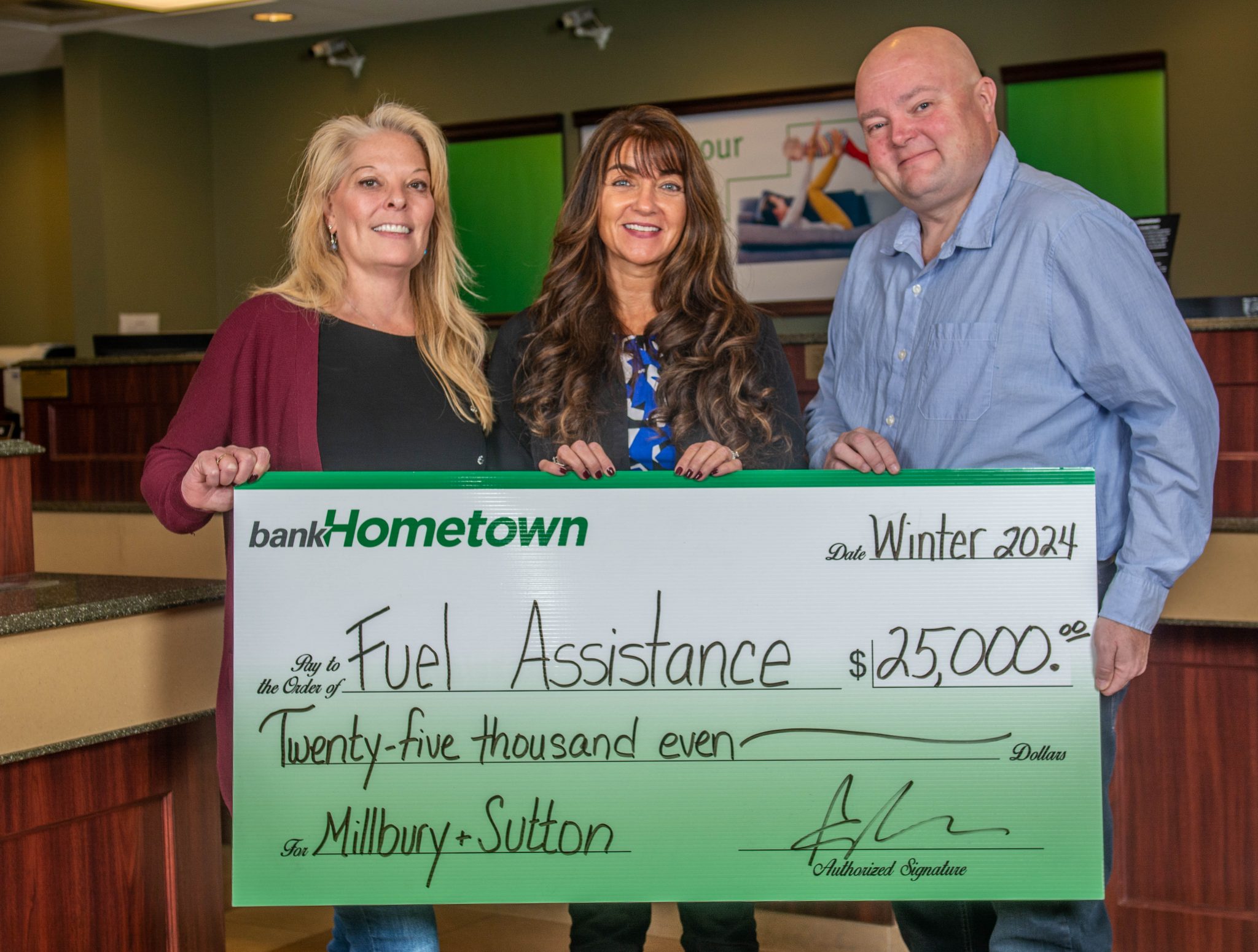 bankHometown Commits $25,000 to Millbury/Sutton Fuel Fund for 2024 ...